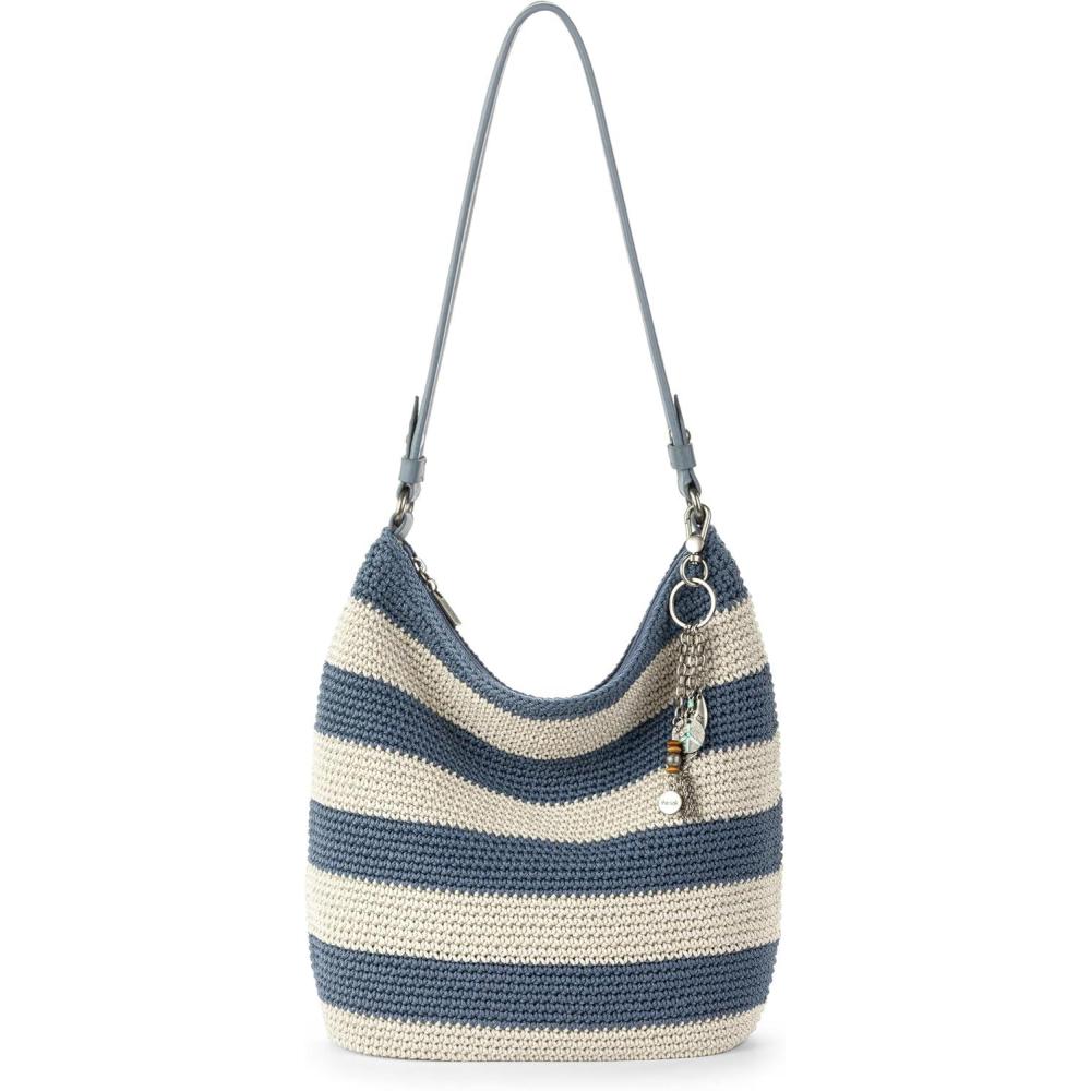 The Sak womens Sequoia Hobo Bag in Hand-crochet(Maritime Stripe) - The ...