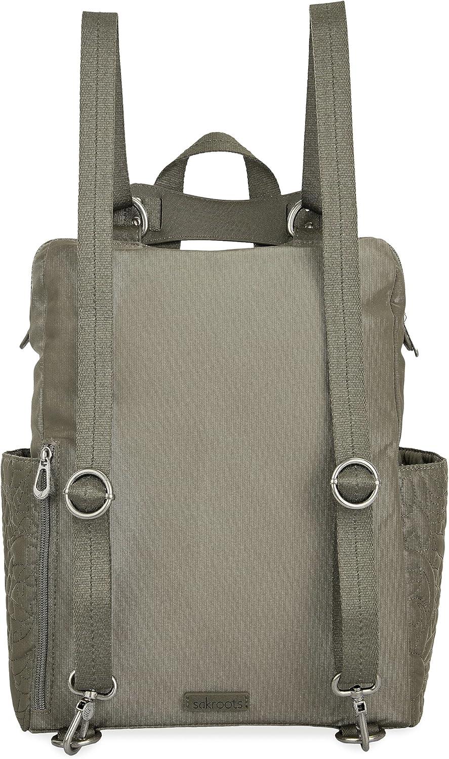 Sakroots Loyola Convertible Backpack in Eco Twill, Adjustable Strap ...