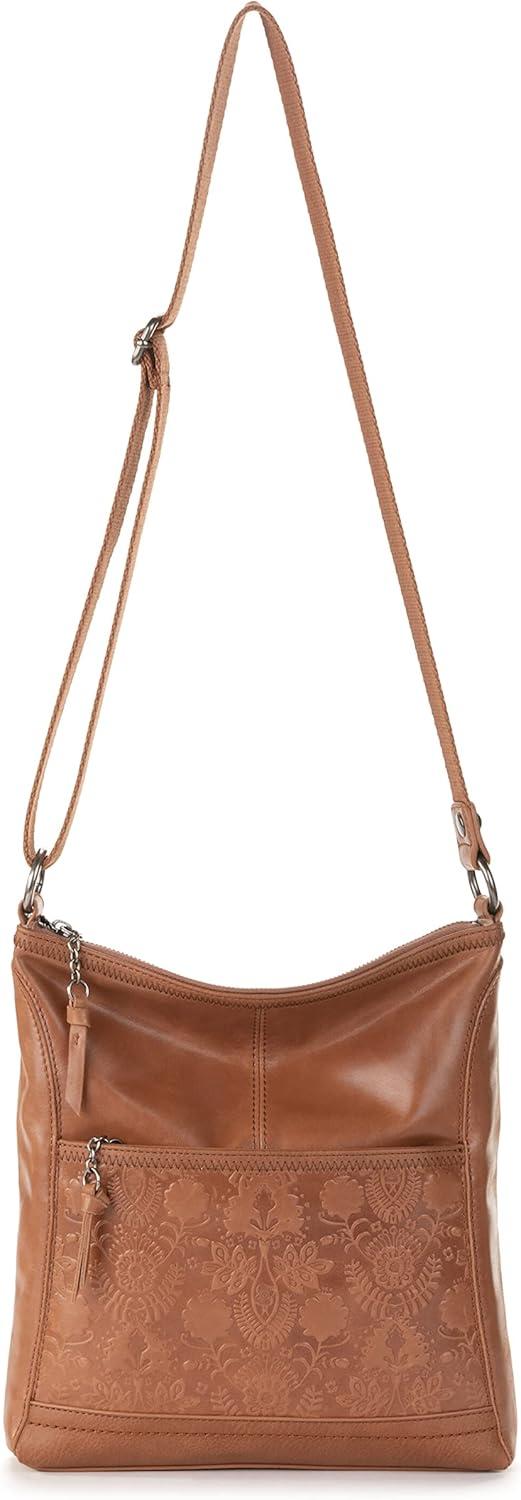The Sak Womens Iris Crossbody in Leather Casual Purse With Adjustable ...