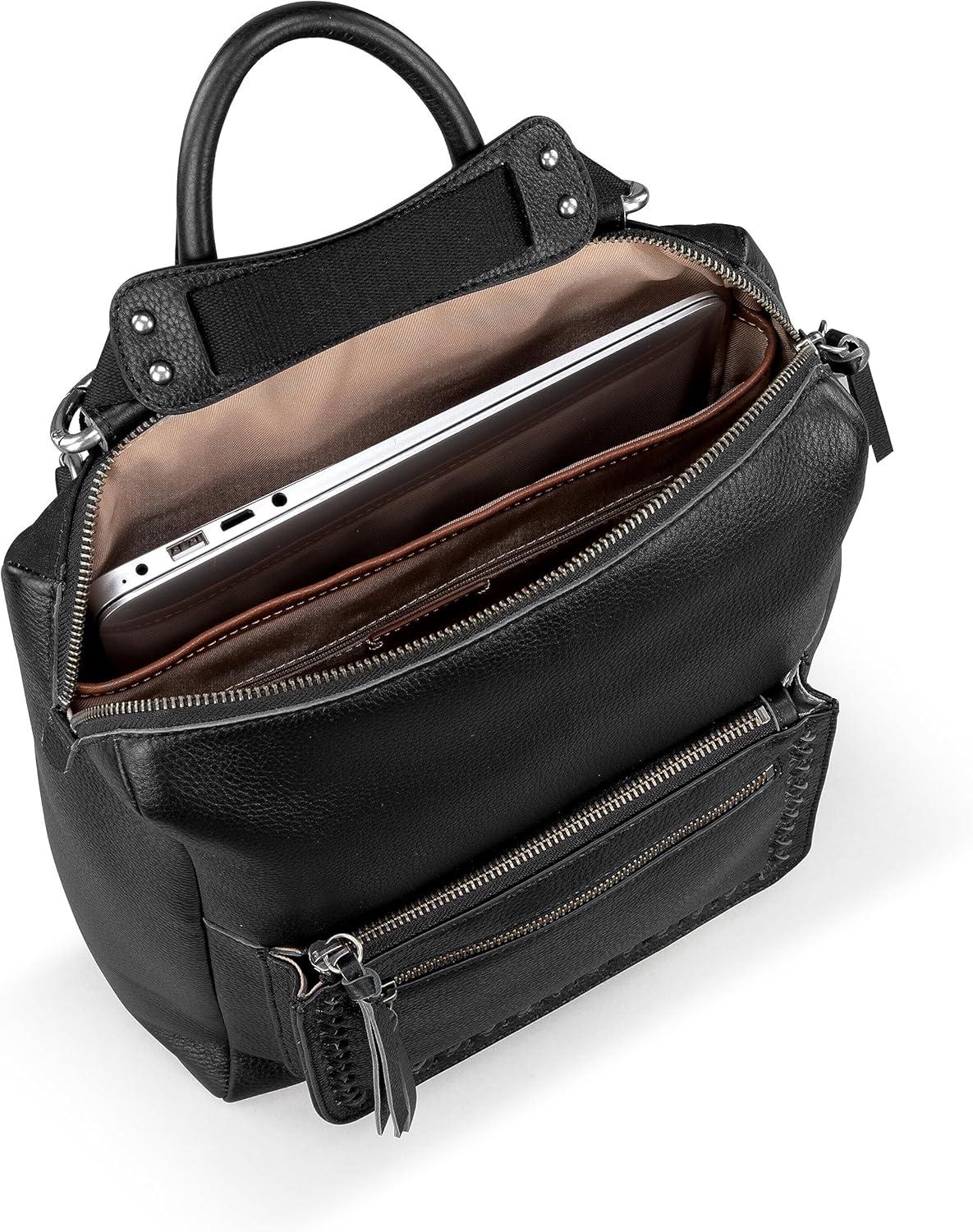 The Sak Loyola Convertible Backpack in Leather, Adjustable Convertible ...