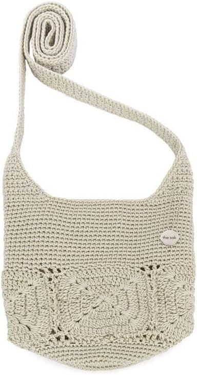 The Sak 121 Crossbody Bag in Crochet, Single Crossbody Strap(Natural ...