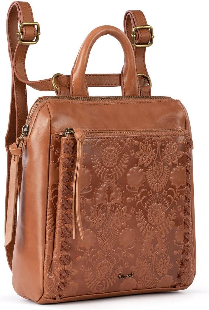 The Sak Loyola Mini Backpack in Leather, Convertible Design with ...
