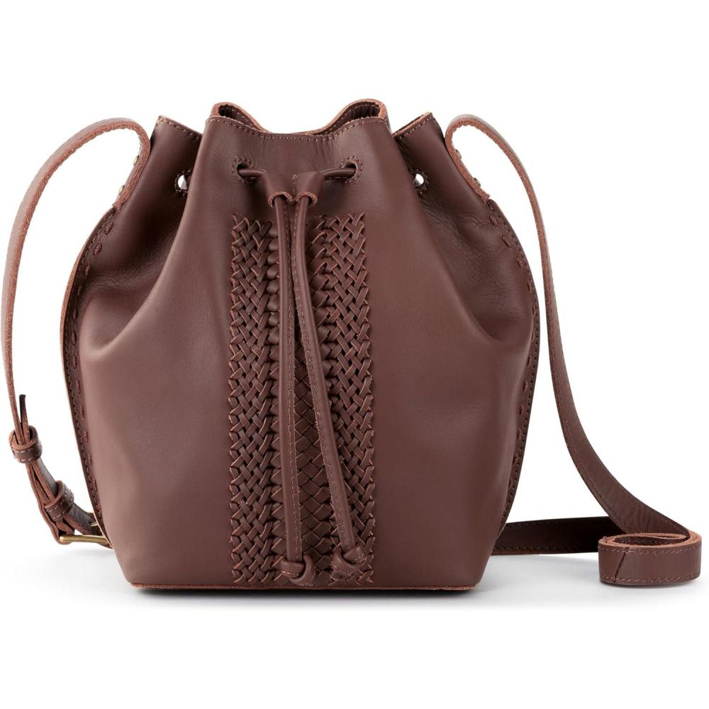 The Sak Ivy Drawstring Bucket Bag in Leather, Convertible Purse with ...