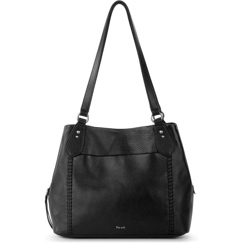 The Sak Women’s Melrose Leather Satchel(Black) - The Sak Online Store